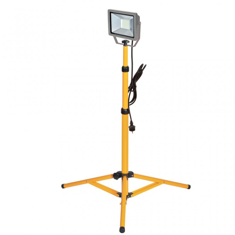 projecteur led 30w 2250 lumens trepied