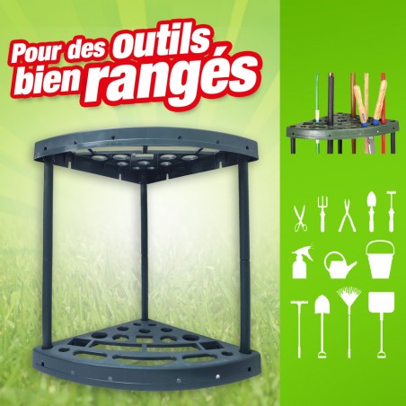 Support de rangement pour vos outils de jardin
