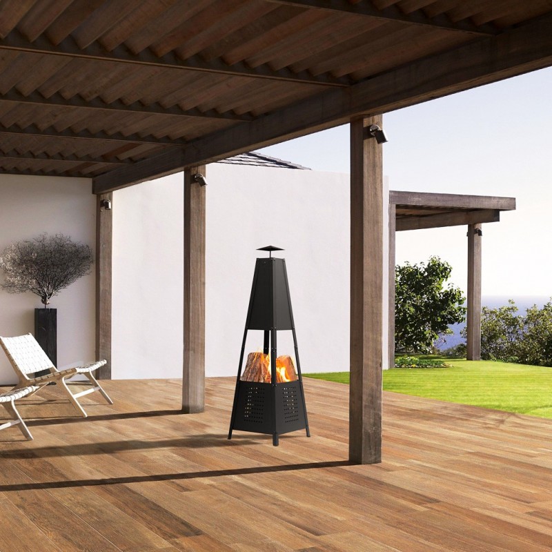 Brasero Pyramide d'extérieur de jardin ou de terrasse | Catalogue ...