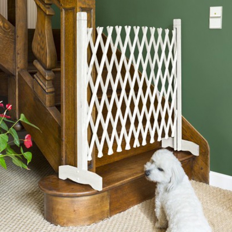 Barrière extensible blanche PVC | Equipement de la maison | Entretien ...